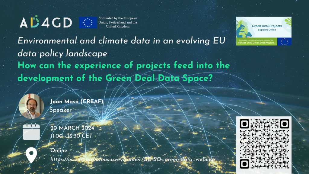 Environmental and climate data in an evolving EU data policy landscape - AD4GD